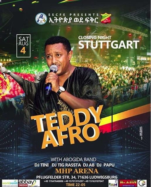 Teddy Afro Concert canceled - Ethiopians in Germany - Nachrichten aus ...